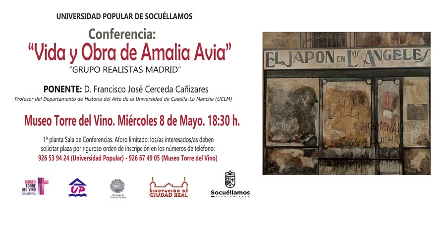 Conferencia sobre la "VIDA Y OBRA DE AMALIA AVIA" del Grupo Realistas ...
